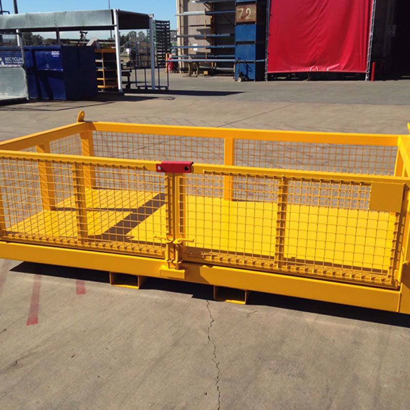 Double Pallet Goods Cage 1500kg - Australian Made | Brick Cages | Brick ...